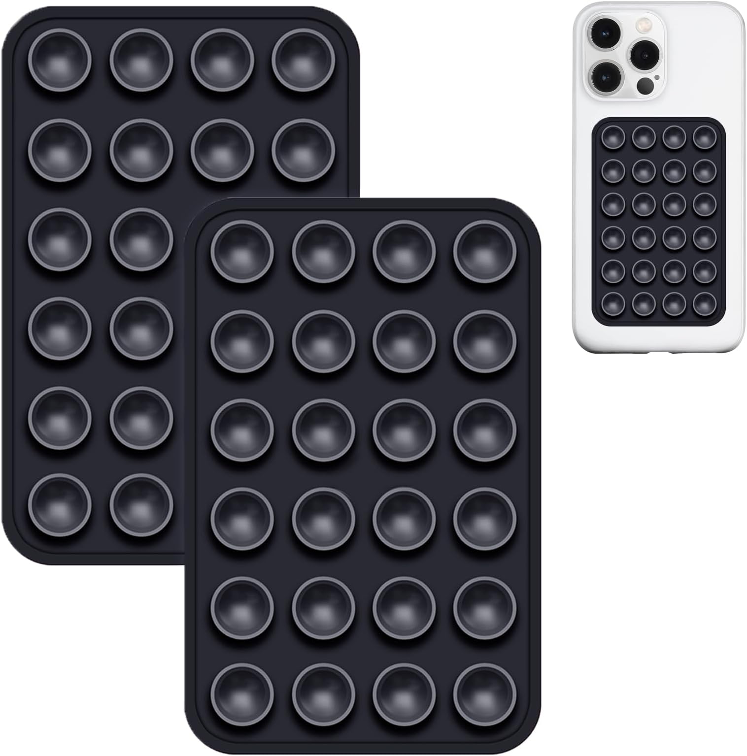 Amazon.com: Silicone Phone Sticky Grip, Suction Phone Case Mount for ...