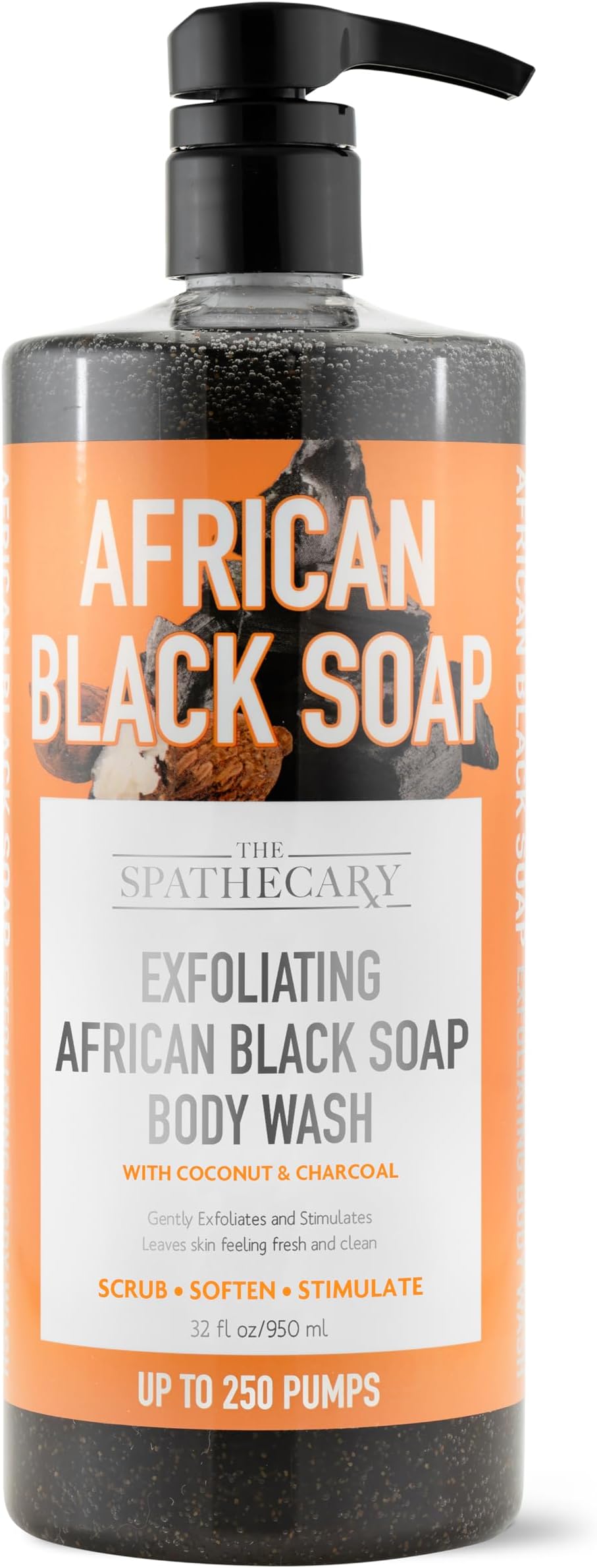Amazon.com : THE SPATHECARY African Black Soap Exfoliating Body Wash ...