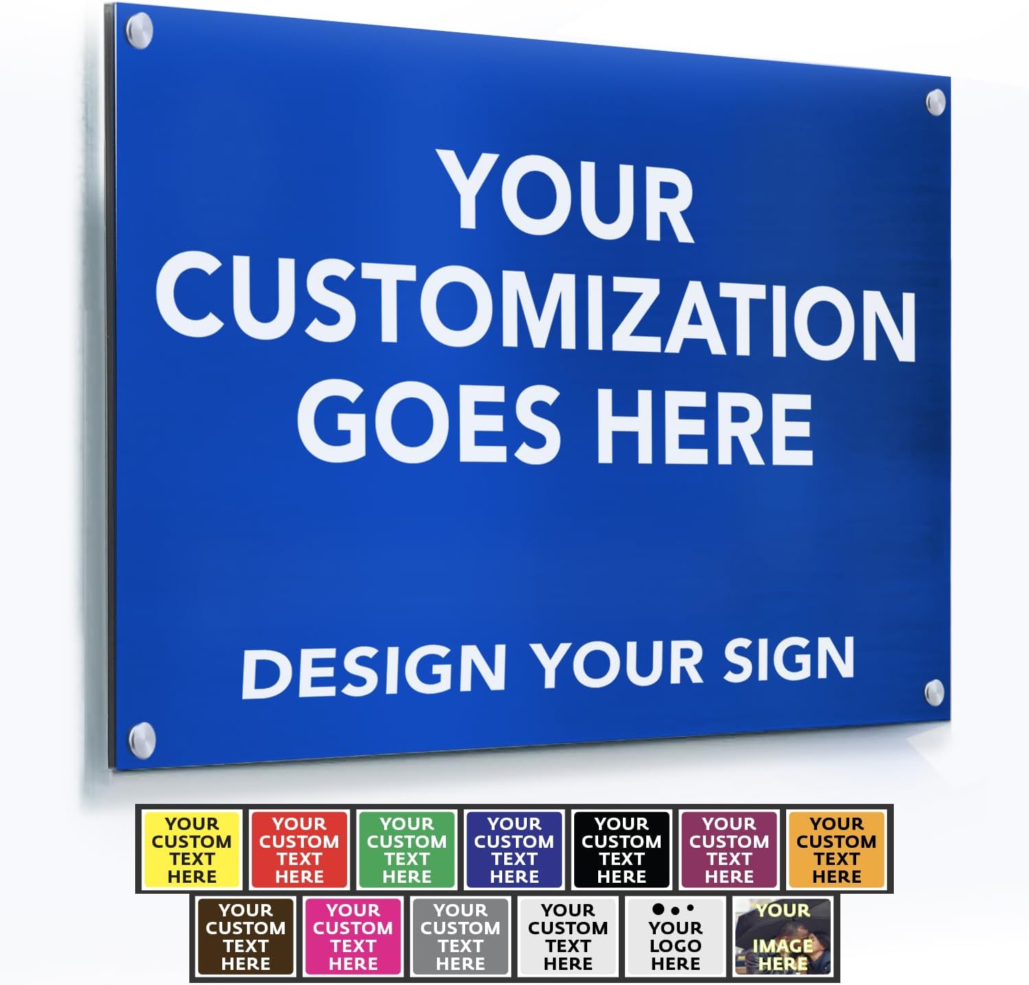 Amazon.com: Custom Outdoor Metal Signs, Personalized Aluminum Signs ...
