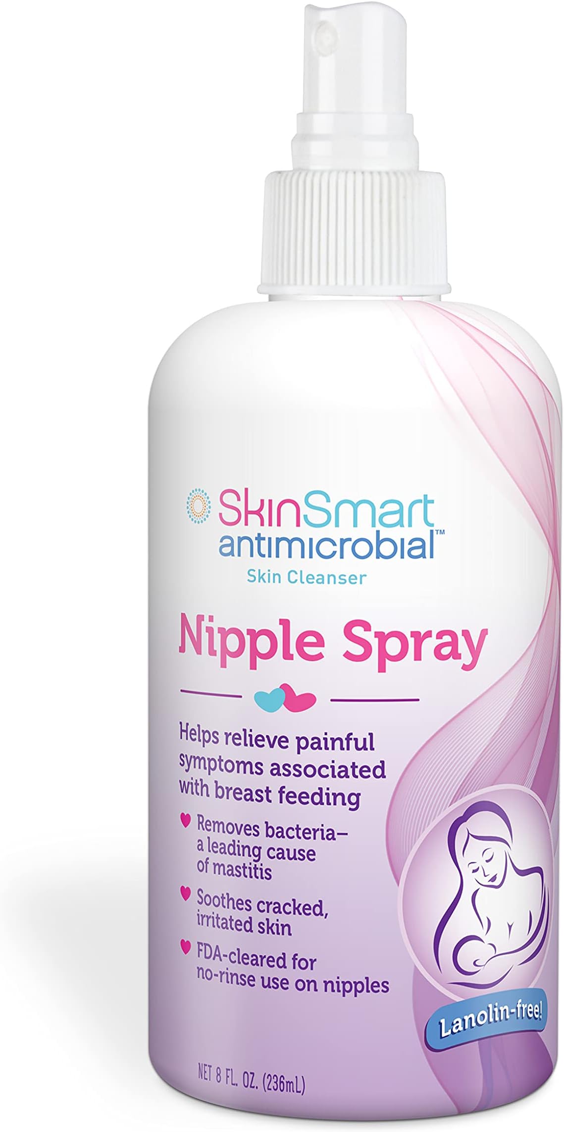 Amazon.com : SkinSmart Nipple Relief Spray for Breastfeeding, Naturally ...