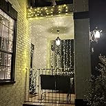 Amazon.com: Dazzle Bright 300 LED Curtain String Lights, RGB Color ...