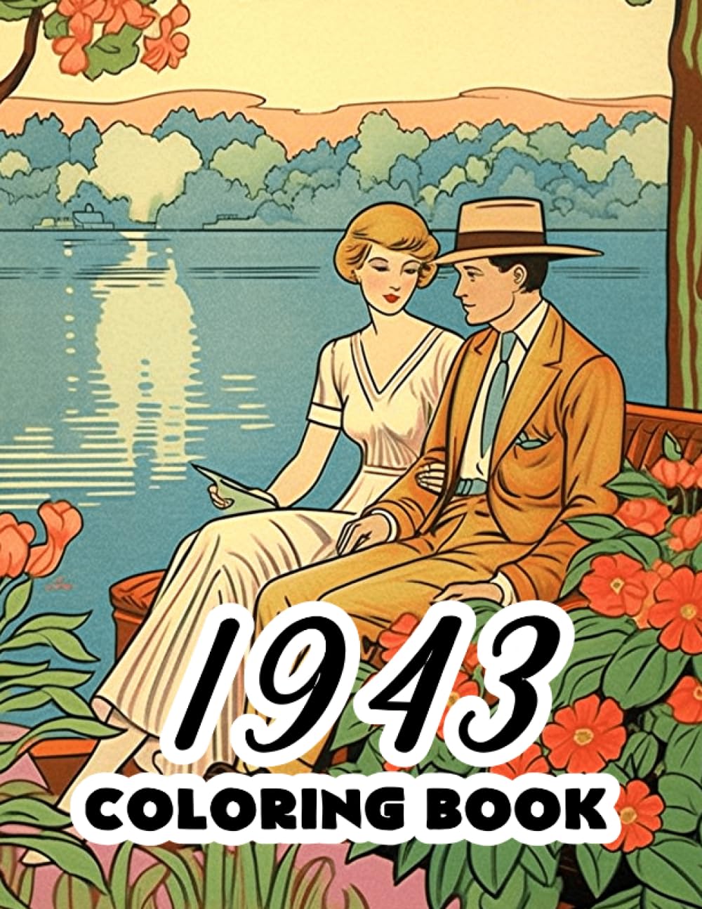 Amazon.com: 1943 Coloring Book: 1940's Retro coloring book featuring ...