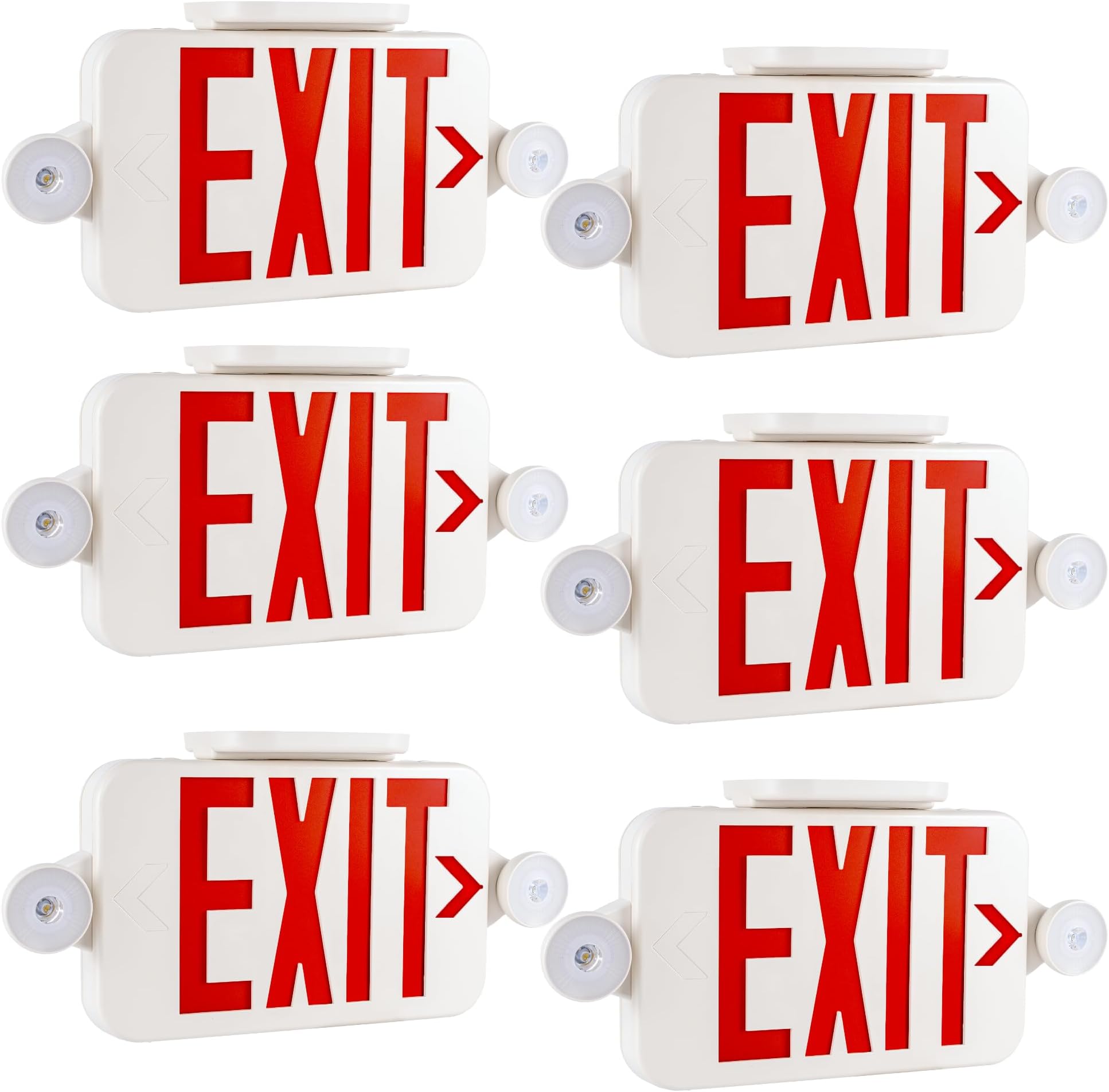 Amazon.com: Gruenlich LED Exit Sign Combo with Emergency Lights ...