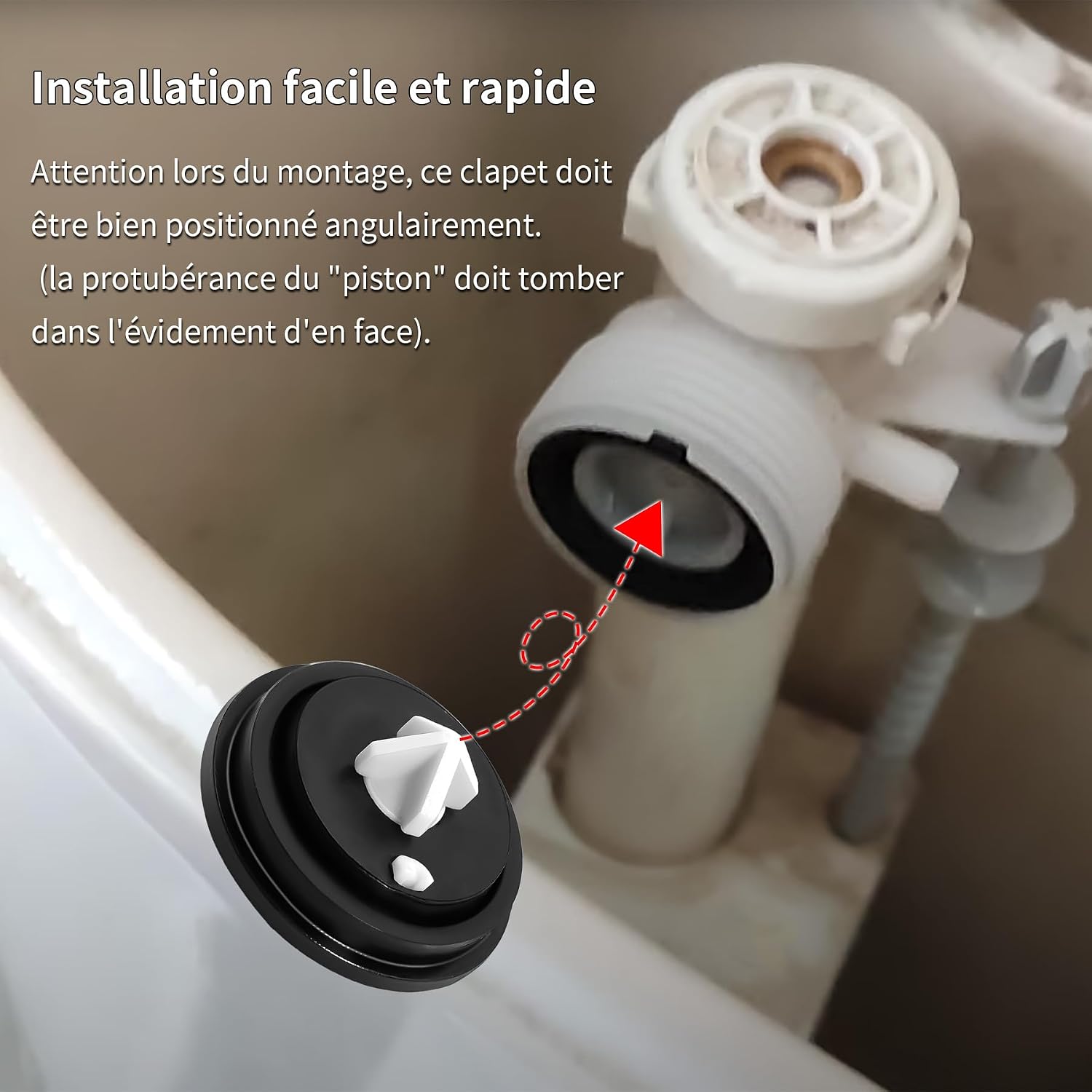Lauwexe – Lot de 3 membranes de chasse d'eau pour robinet flotteur ...