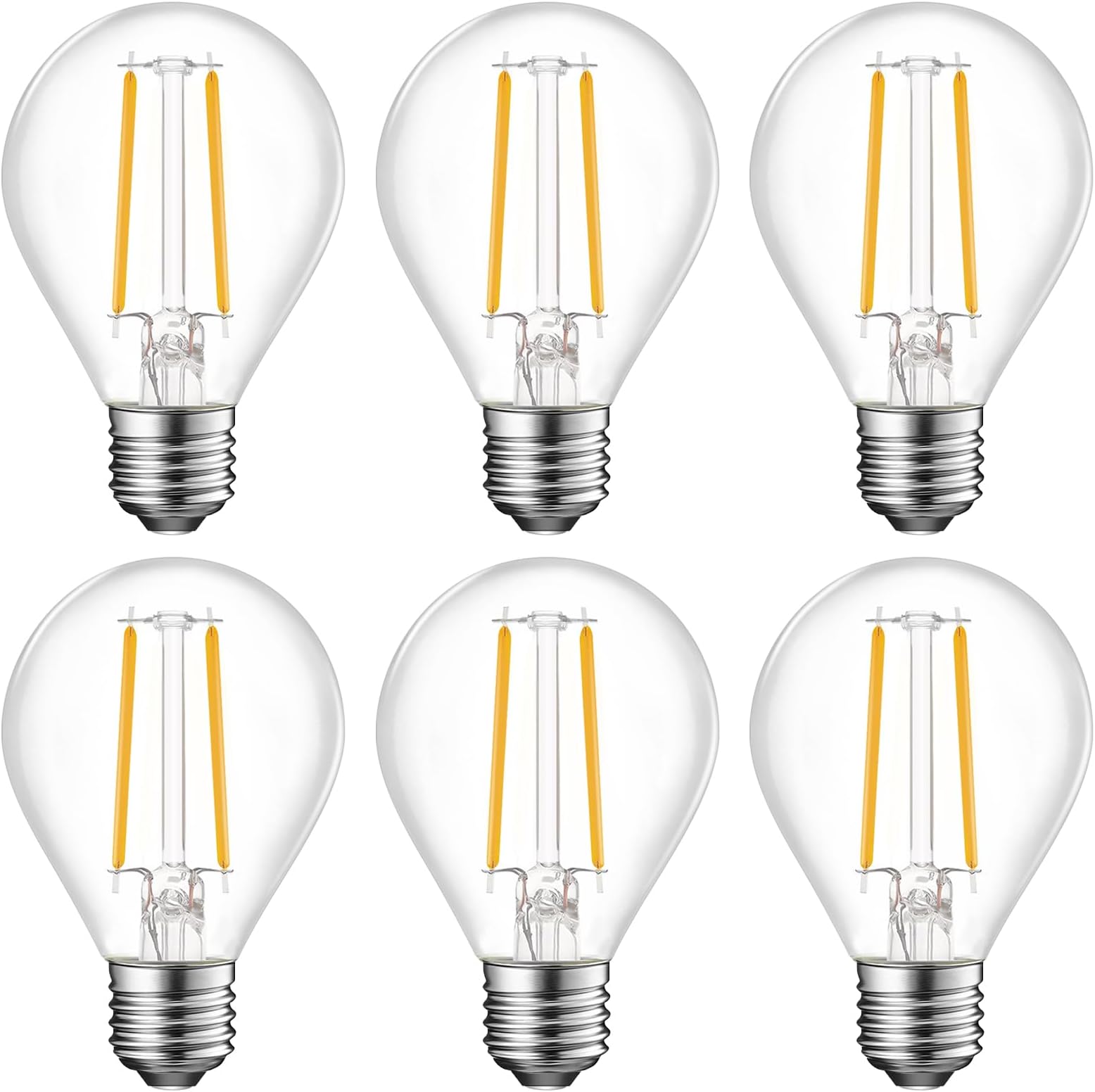 LiteHistory Dimmable Wall sconces Edison Bulb G16.5 6W Equal 60 watt ...