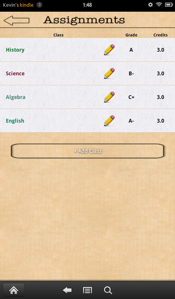 Assignment Book - App on Amazon Appstore