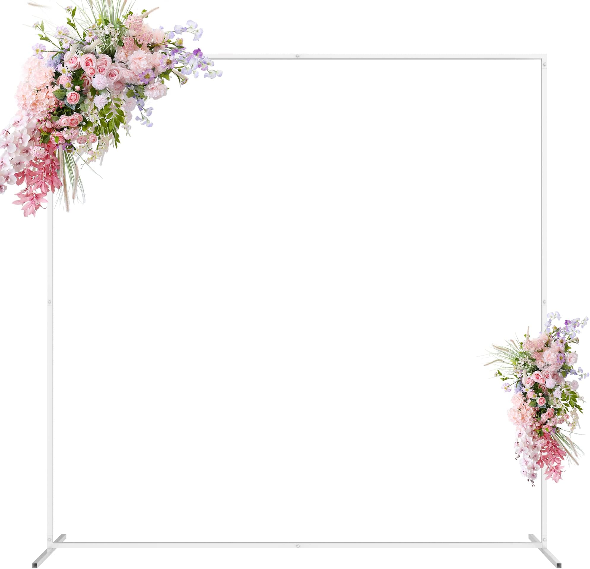 Amazon.com : Wokceer Wedding Arch Cover 6.6x6.6FT Square Arch Backdrop ...