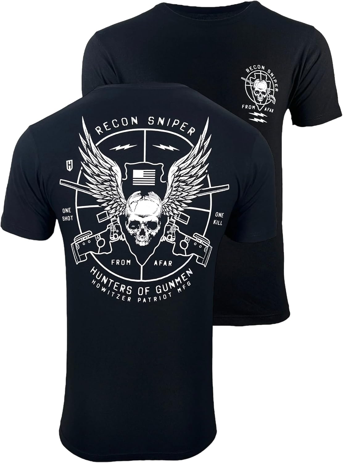 Howitzer Style Men's T-Shirt Recon Sniper Military Grunt MFG | Amazon.com