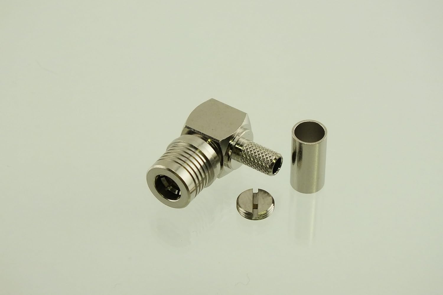 Amazon.com: W5SWL Brand Premium Series QMA Male Crimp Right Angle Coax ...