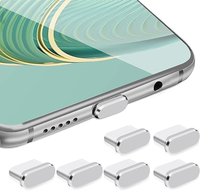 Cobee USB C Dust Plug Set, 6PCS Type C Port Plugs Anti Dust Cover Caps ...