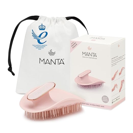 Amazon.com : Manta Hair Hairbrush - Fully Flexible Hair Brush - Gentle ...