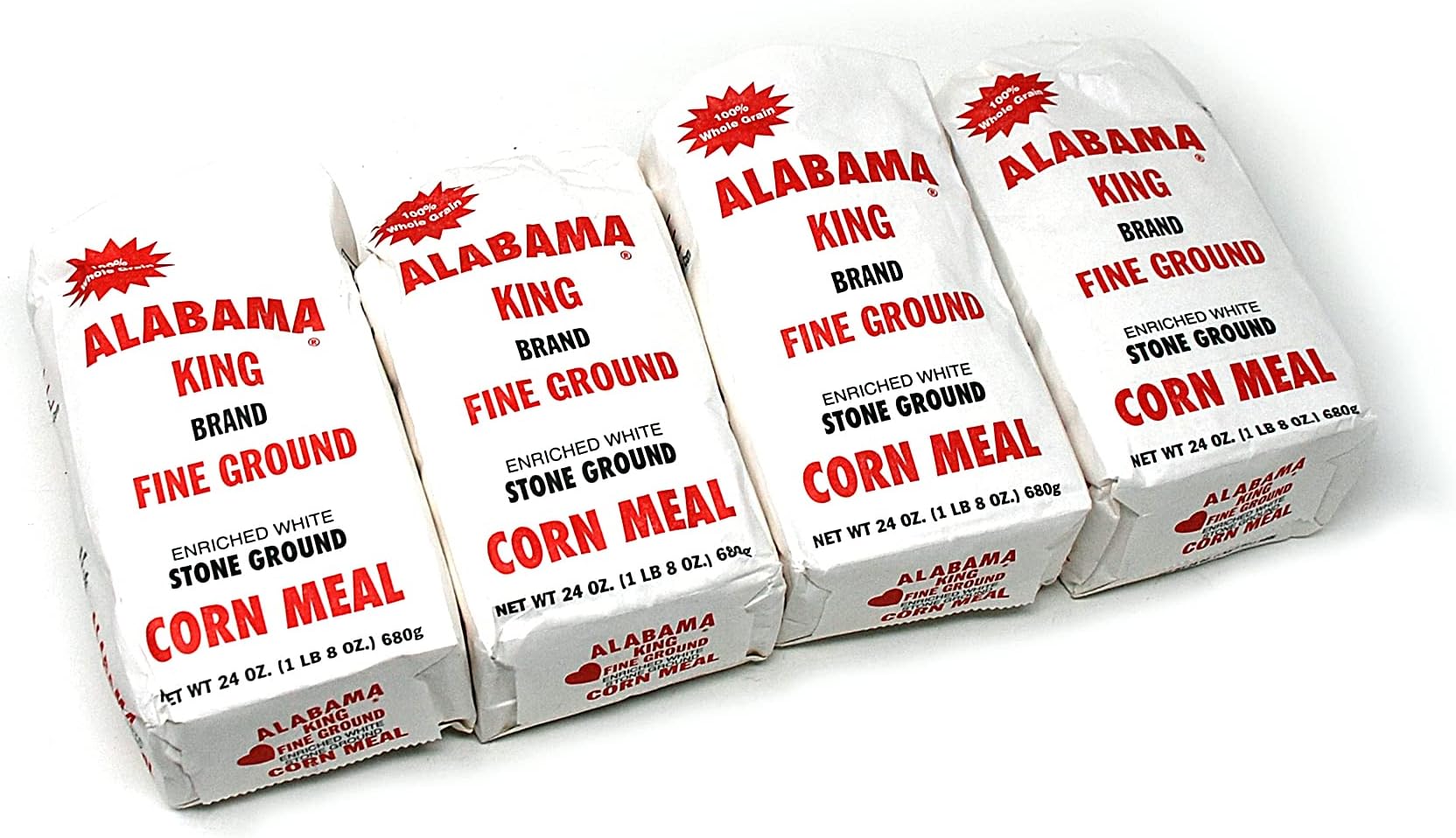 Amazon.com : JT Pollard Extra-Fine White Cornmeal Bundle - 2 x 32 Oz ...