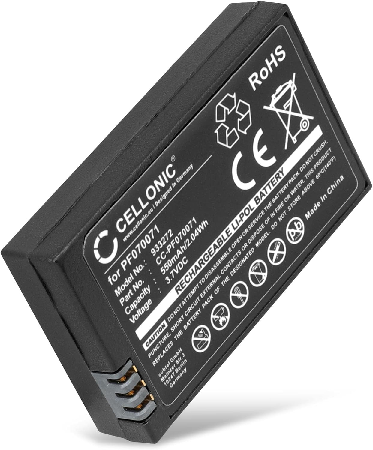 CELLONIC, Battery for Model making & drone compatible with Parrot ...