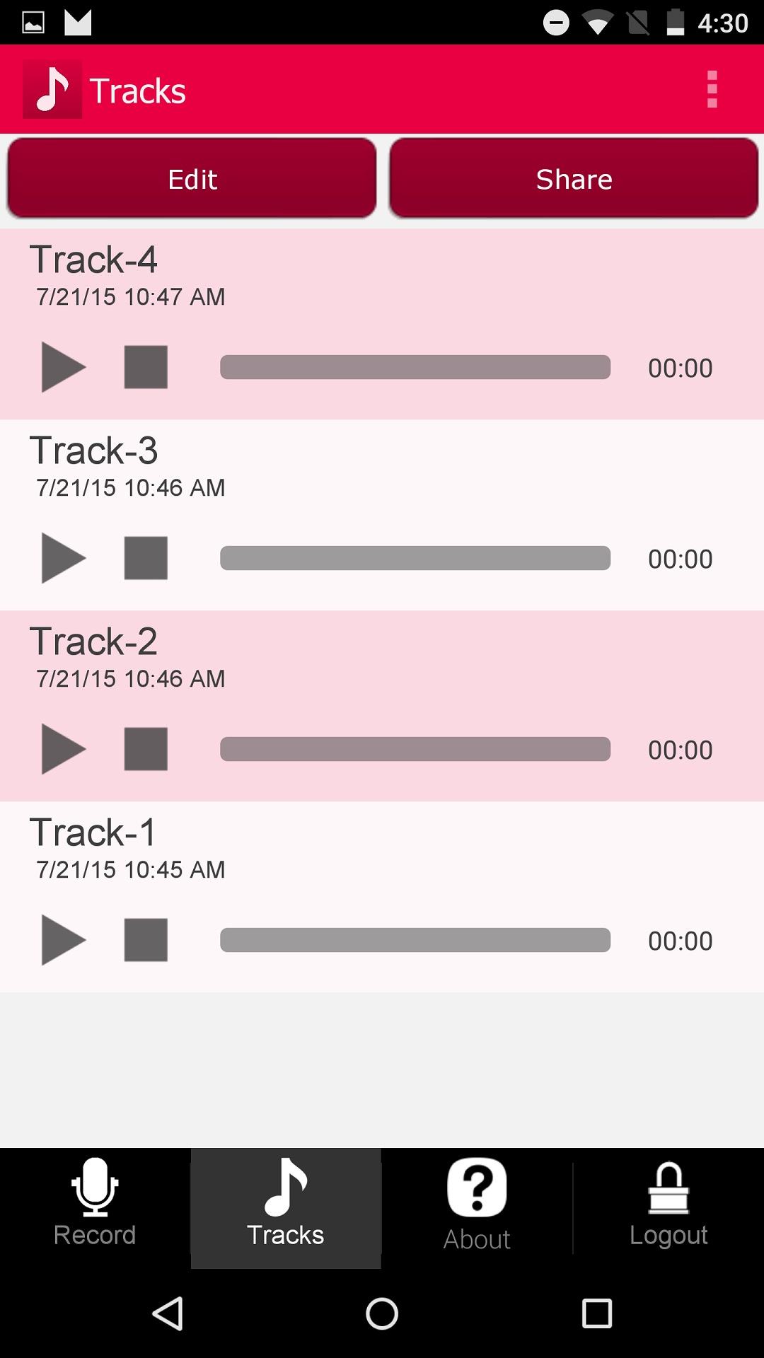 Voice Recording and Playback - App on Amazon Appstore