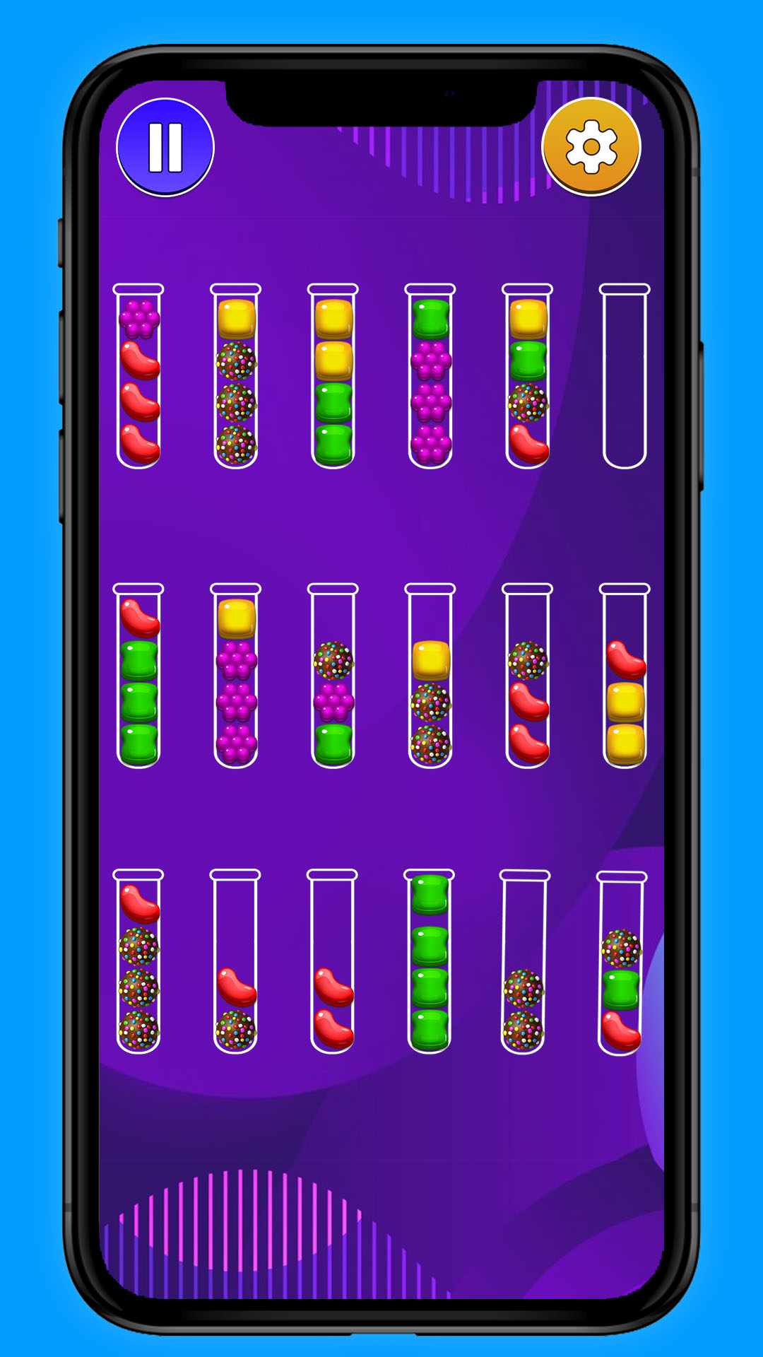 Candy Sort Rush: Sweets Color Matching Puzzle Game - App on Amazon Appstore