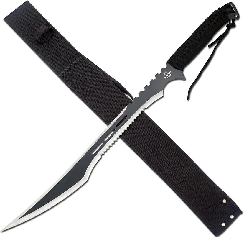 Snake Eye Tactical Fantasy Sword W Nylon Sheath Machete Outdoors ...
