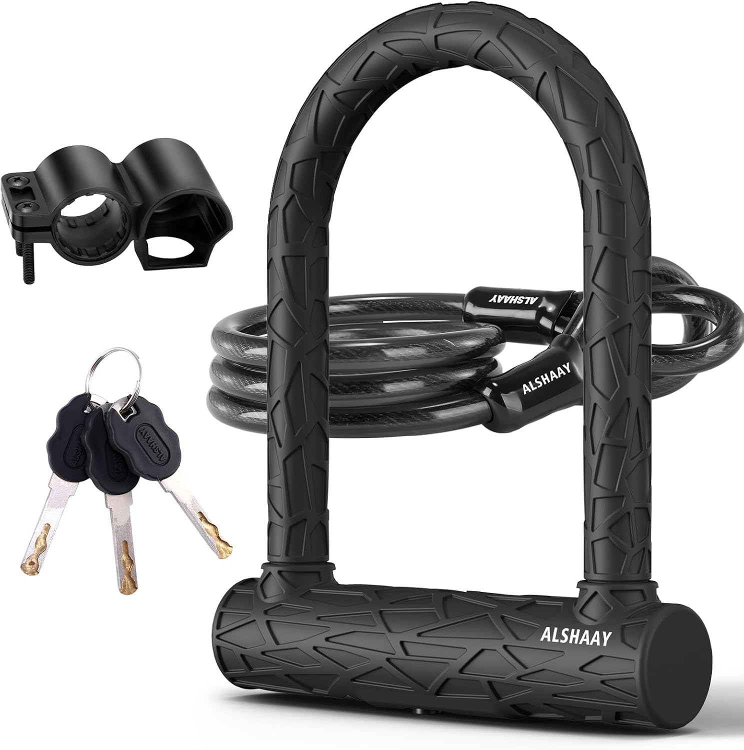 Amazon.com: Heavy Duty Bike U Lock - Super Strong 12 Ton Shear, 20mm U ...