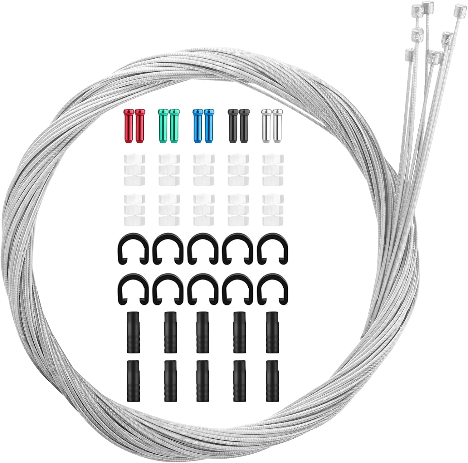 Amazon.com : Gungtien 10PCS 2.1M Bike Shift Cable, Professional Bicycle ...