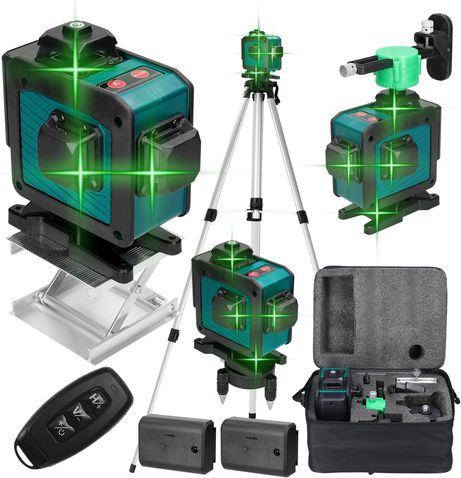 360° Rotary Laser Level,Self-Levelling Cross Line Measuring,Tripod ...