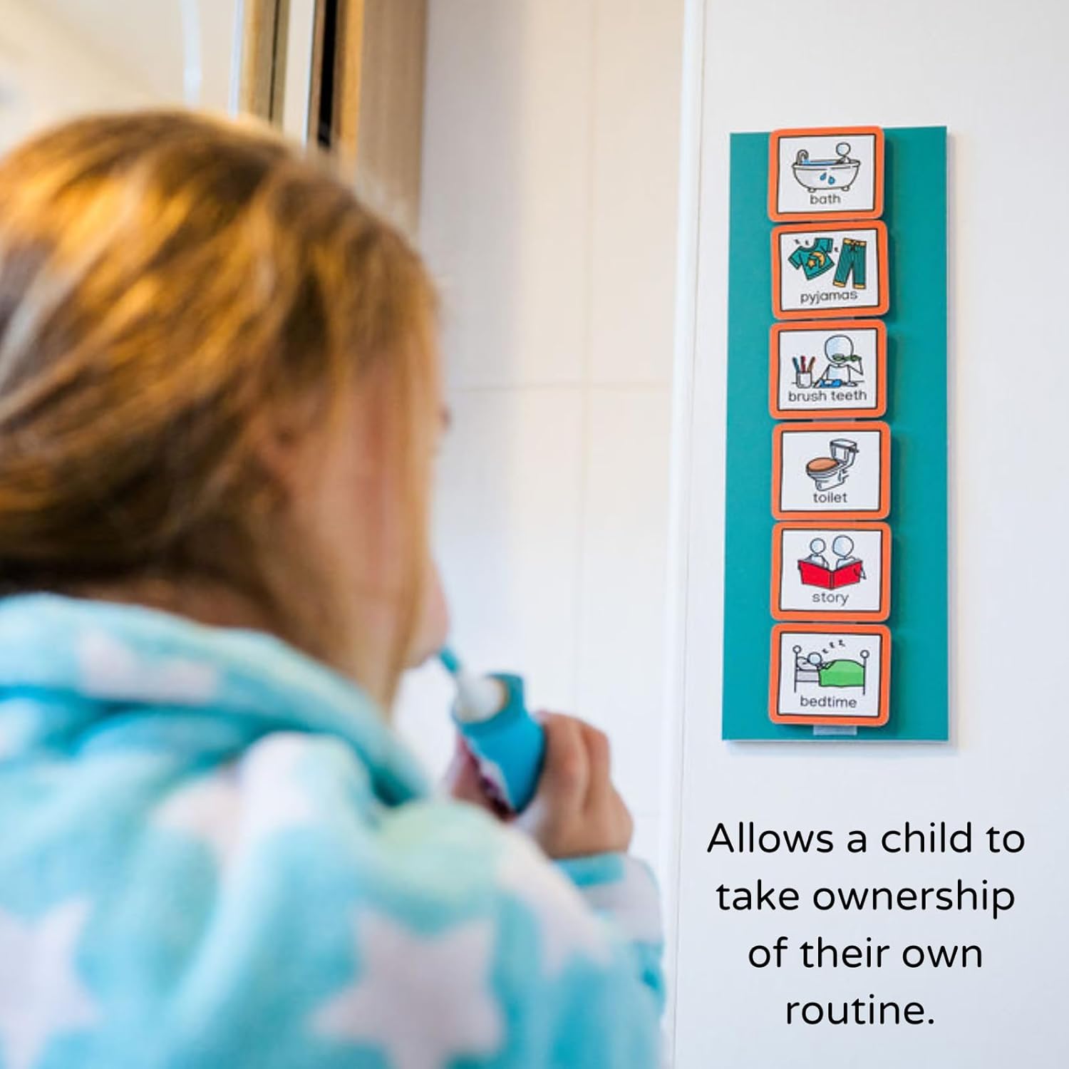 Morning and Bedtime Routine Chart with 12 visual Australia | Ubuy