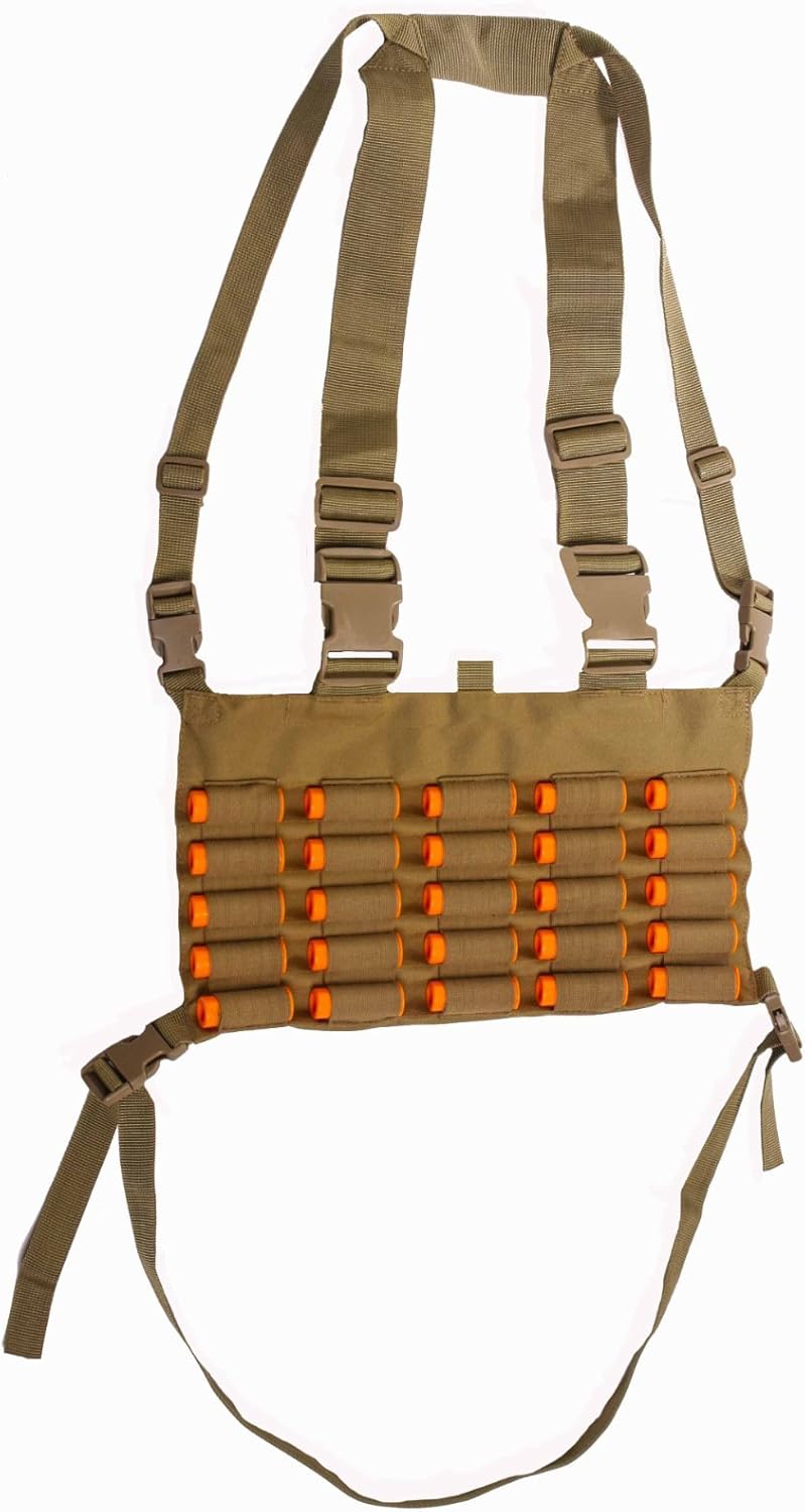 Amazon.com : Ultimate Arms Gear Tactical Desert Tan Chest Rig 25 Round ...