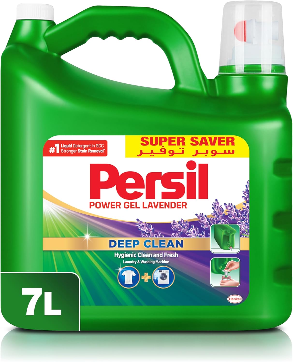 Persil Power Gel Liquid Laundry Detergent, Deep Clean Technology for ...