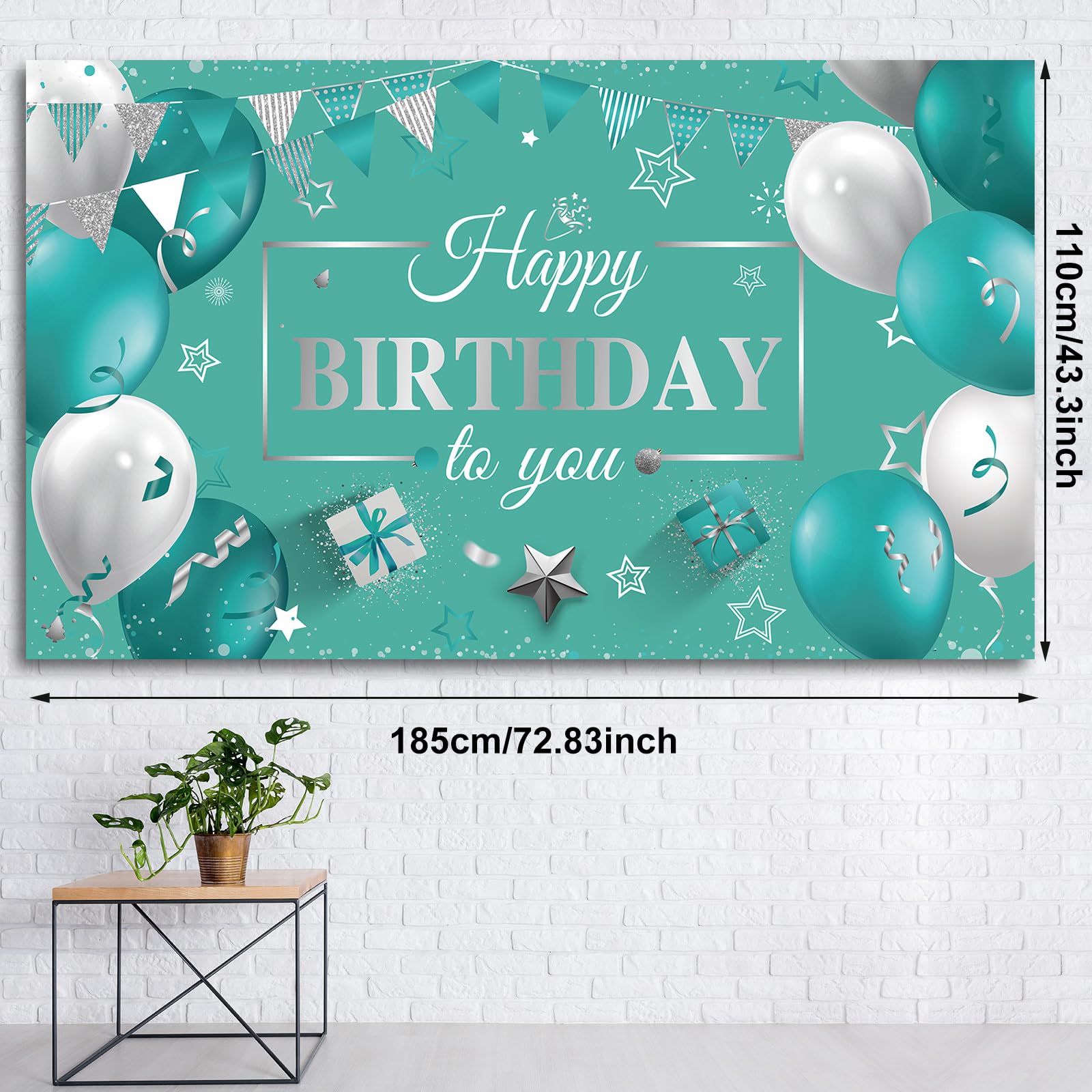 Snapklik.com : Tatuo Happy Birthday Decorations Backdrop Banner ...