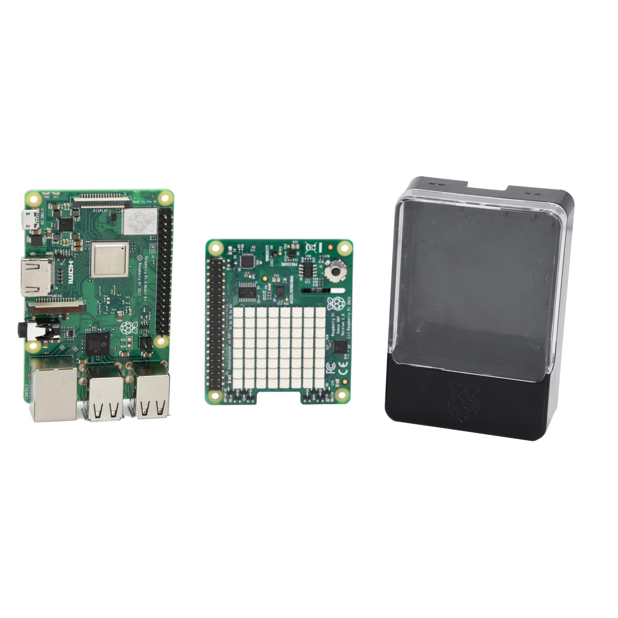 Buy PepperTech Digital Raspberry Pi 3 Model B+ Sense HAT Value Pack ...