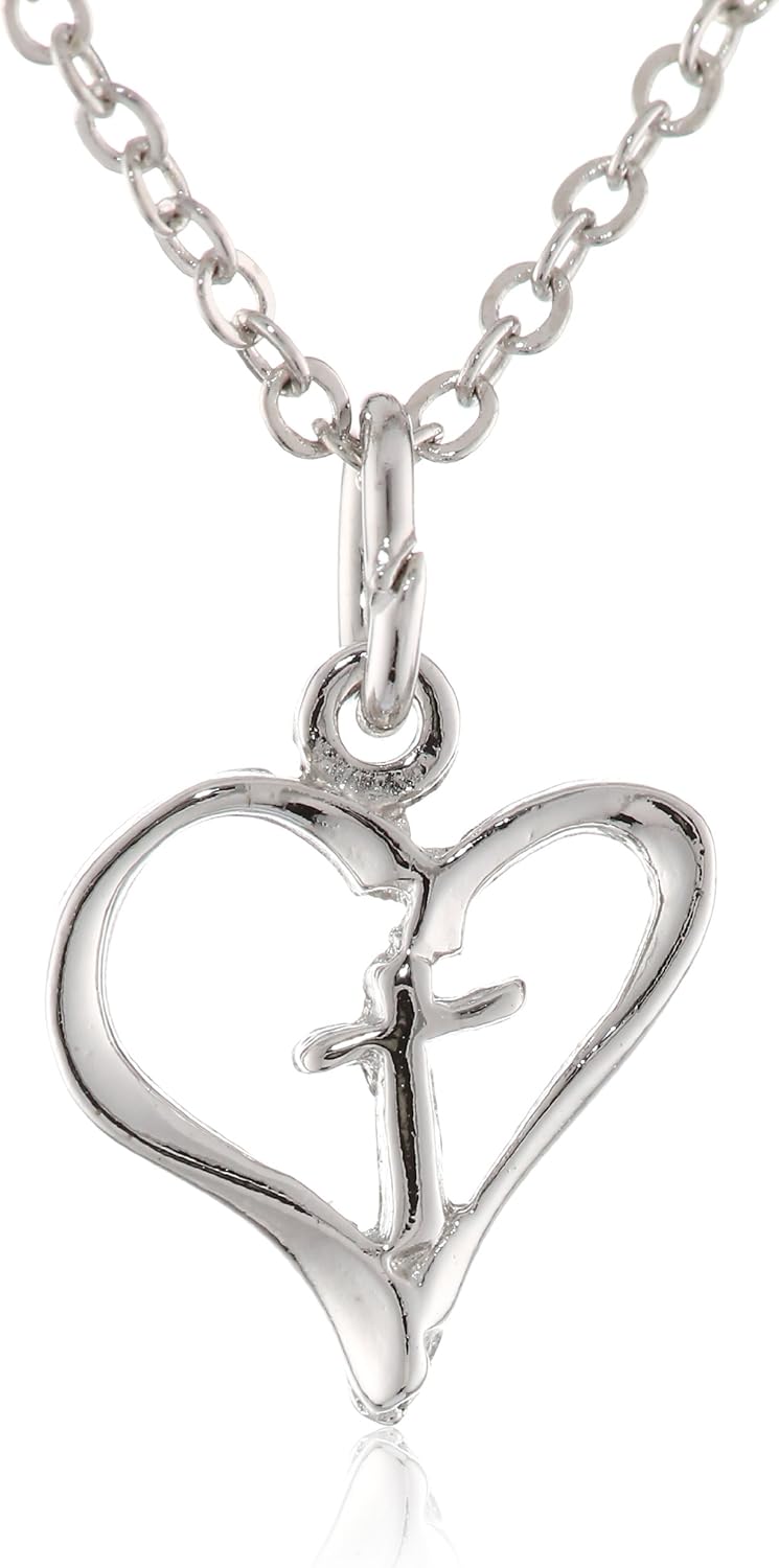 Amazon.com: Amazon Collection Bob Siemon Freeform Heart and Cross ...
