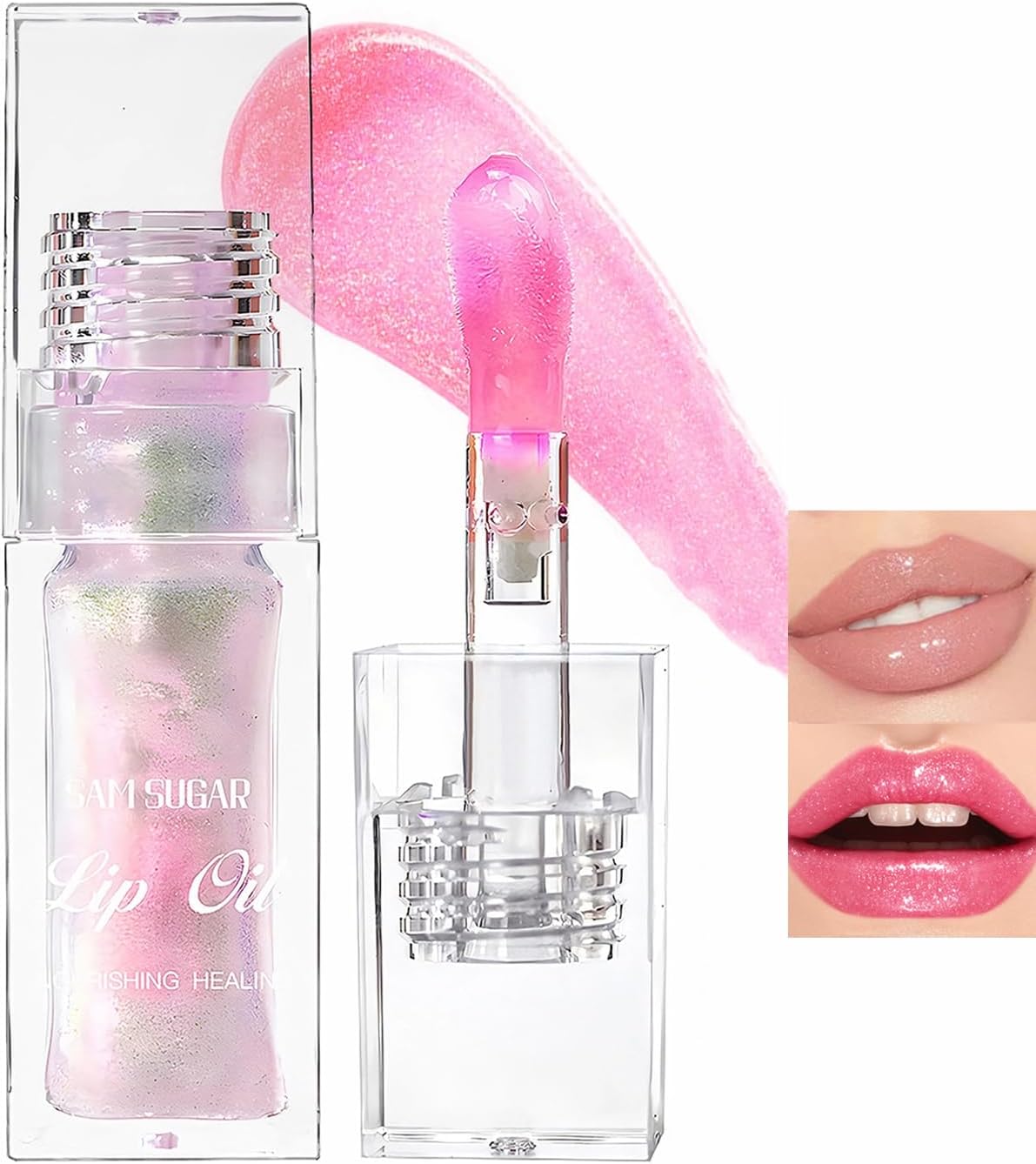 Amazon.com : Magic Color Changing Lip Glow, Hydrating Shimmer Tinted ...