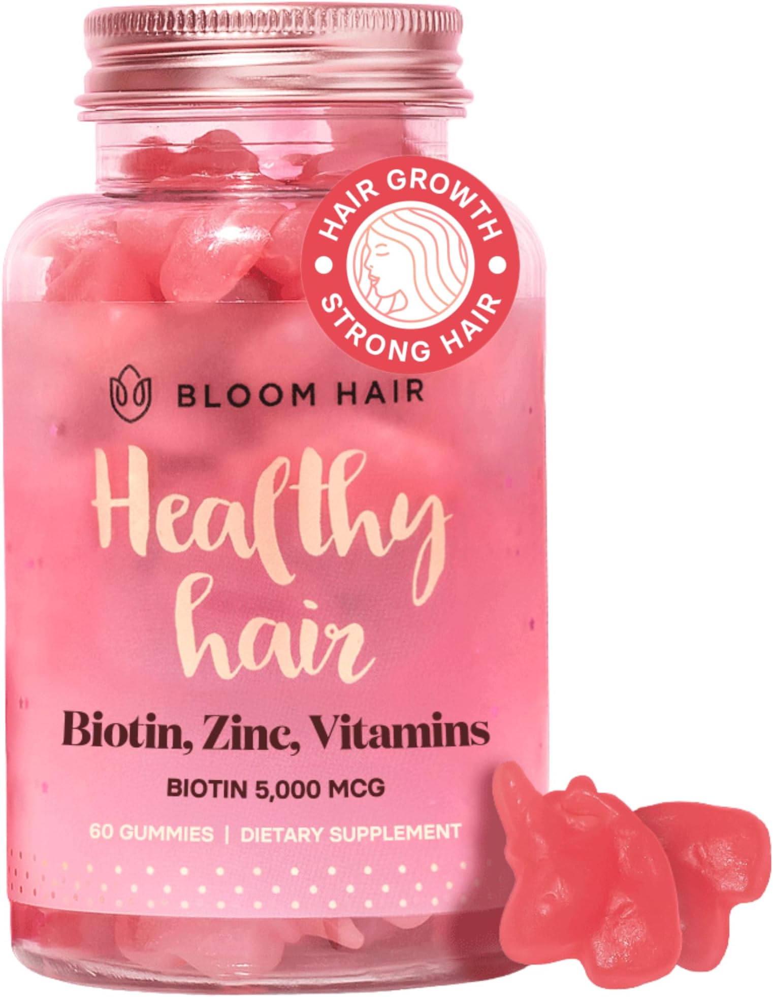 Amazon.com: Nature's Bounty Hair Growth Gummies for Supporting Thicker ...