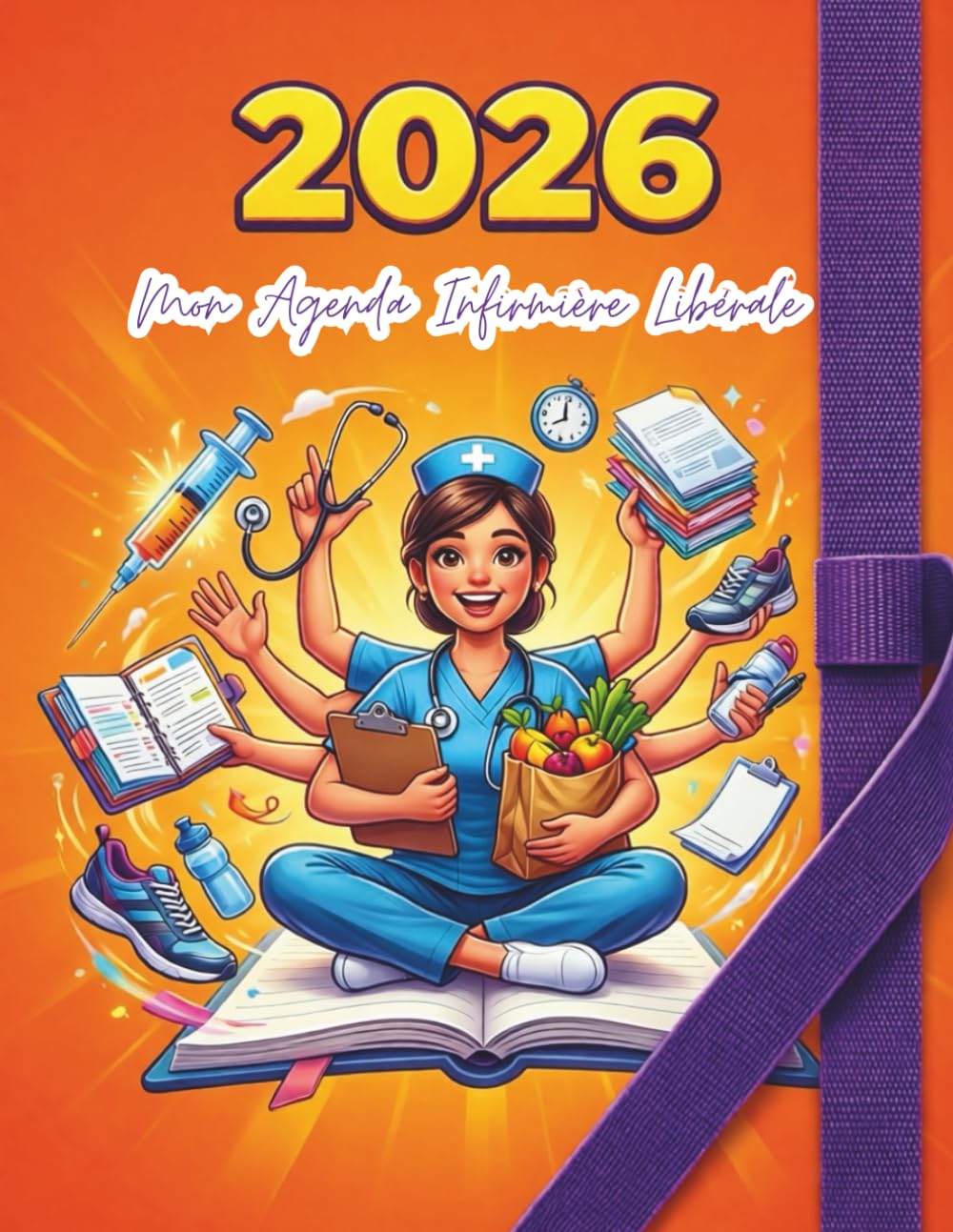 Mon Agenda Infirmière Libérale 2026: Planificateur de tournées – 1 page ...