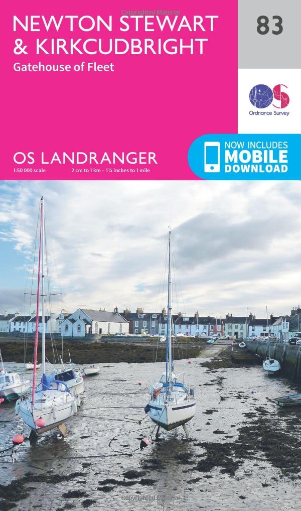 Newton Stewart & Kirkcudbright Map | Gatehouse of Fleet | Ordnance ...