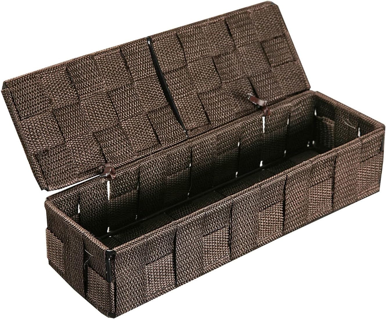 Amazon.com: Versa Rectangular Box with Lid Chocolate : Home & Kitchen