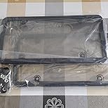 Amazon.com: License Plate Cover & Frames, 2 Pack Clear License Plate Protector, ABS Car Front ...