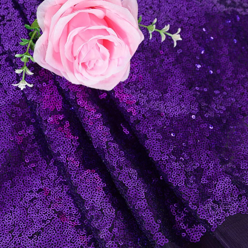 Fabric Purple Sequin-Fabric 1 Yard Washable Upholstery Fabric Cutting ...