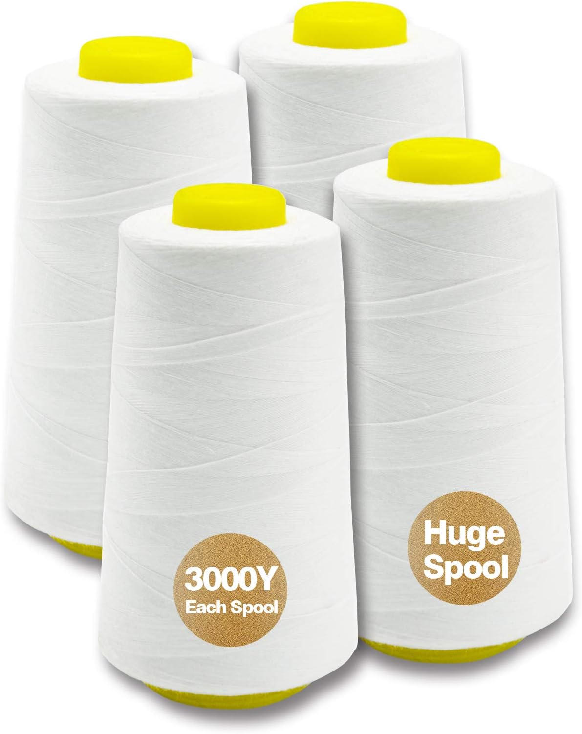 Amazon.com: Serger Thread,Sewing Thread, All Purpose 100% Polyester ...