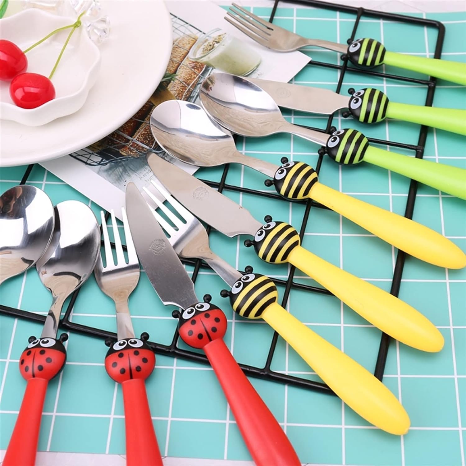 Beetle Creative Cute Stainless Steel Kitchen Utensils Set of 12 Pieces ...