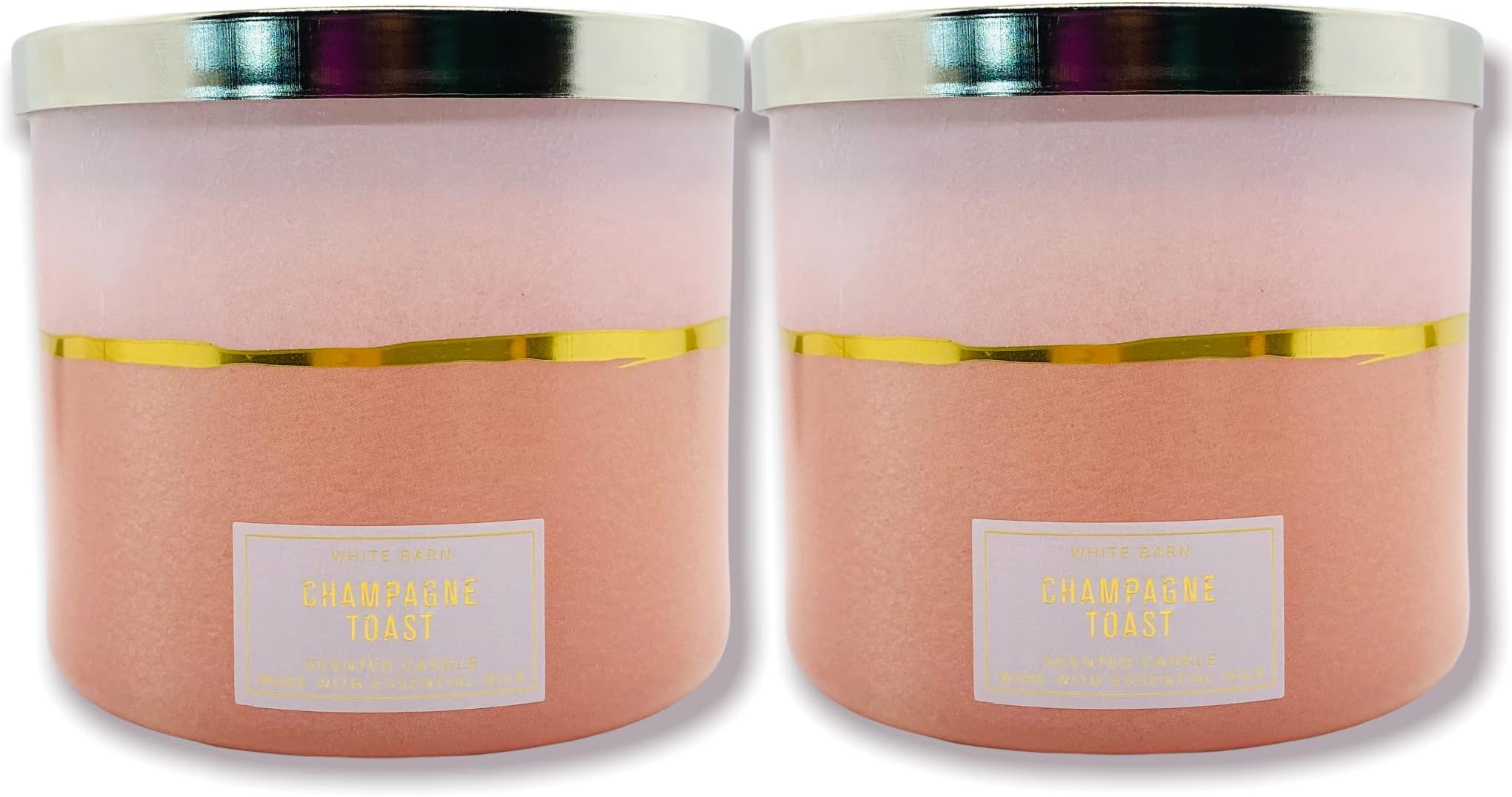Amazon.com: Bath & Body Works Champagne Toast 3-wick scented candle ...
