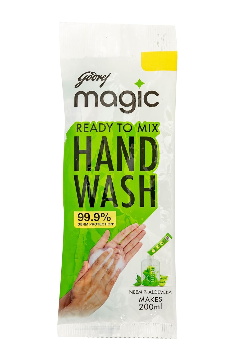 Godrej Protekt Magic Neem & Aloe Vera Ready to Mix Handwash Refill - 9g : Amazon.in: Health ...