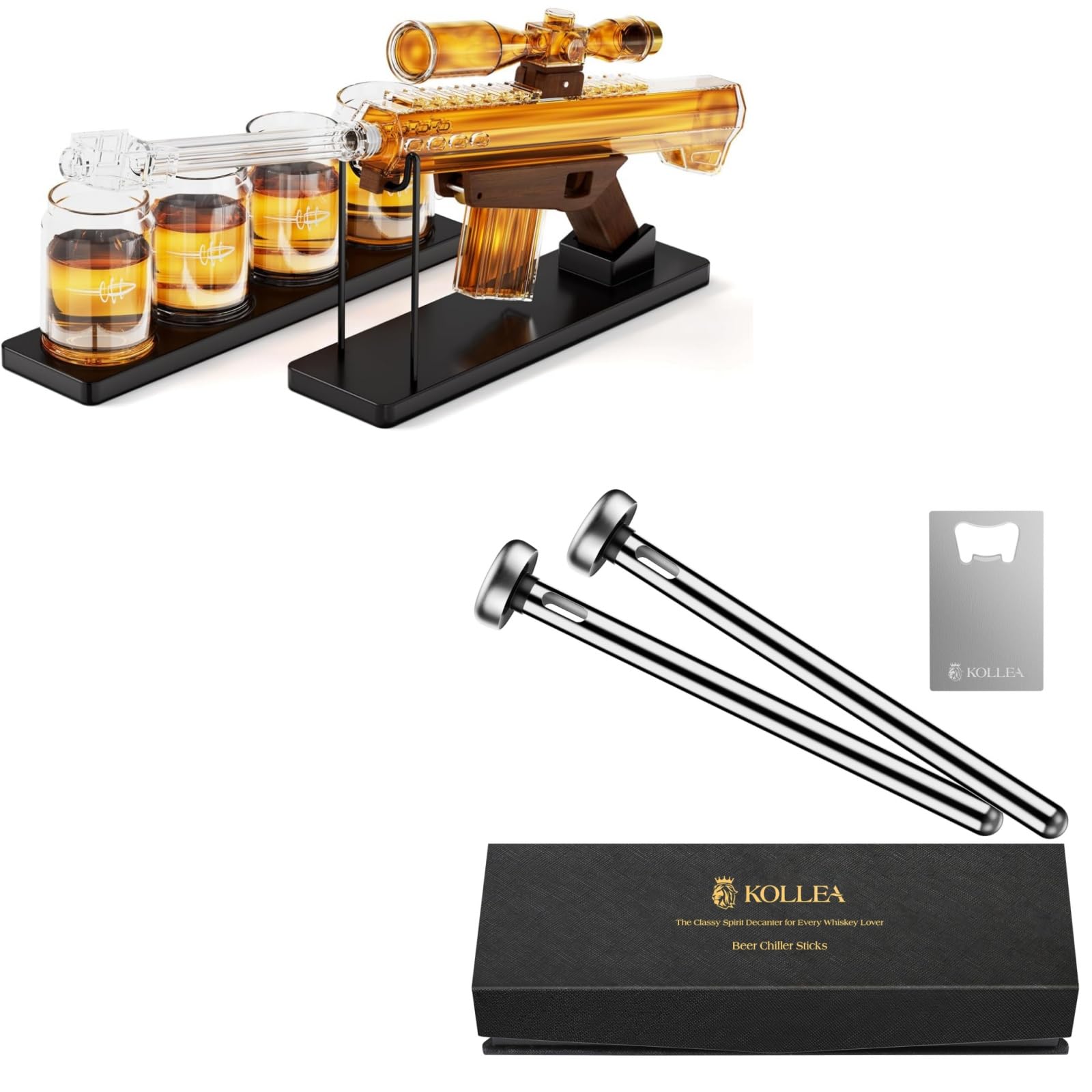 Amazon.com | 22 oz Decanter+ Beer Sticks: Liquor Decanters