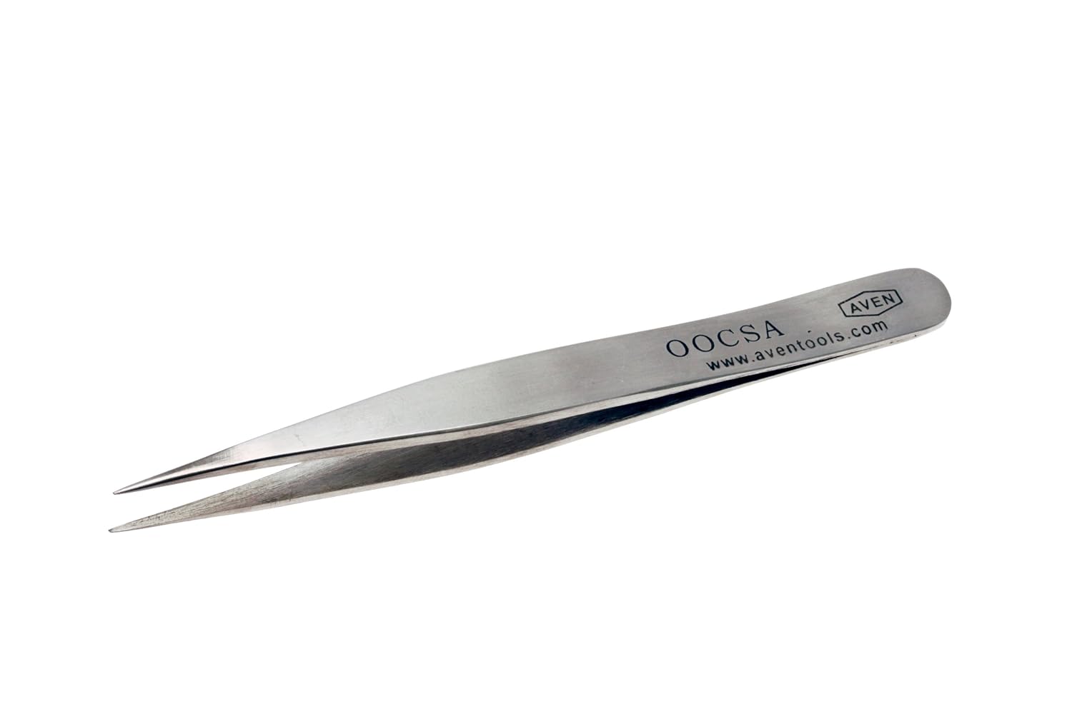 Aven 18034USA Pattern OOC Straight Thick Flat Strong Precision Tweezer ...