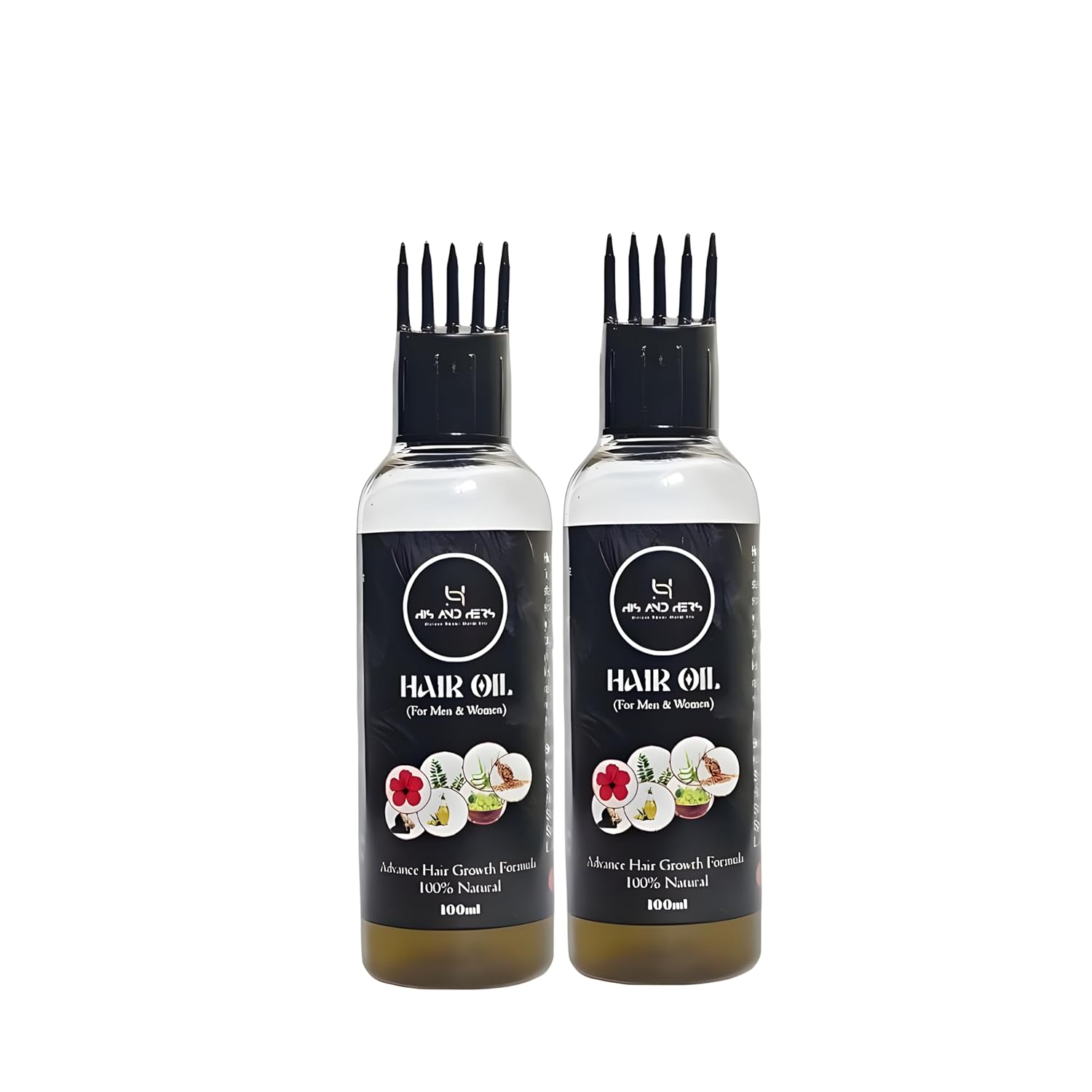 Buy Natural hair growth oil with amla, hibiscus, rosemary, neem & 16 ...
