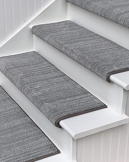 Amazon.com: Oak Valley Designs™ Carpet Stair Treads - Indoor Stair ...