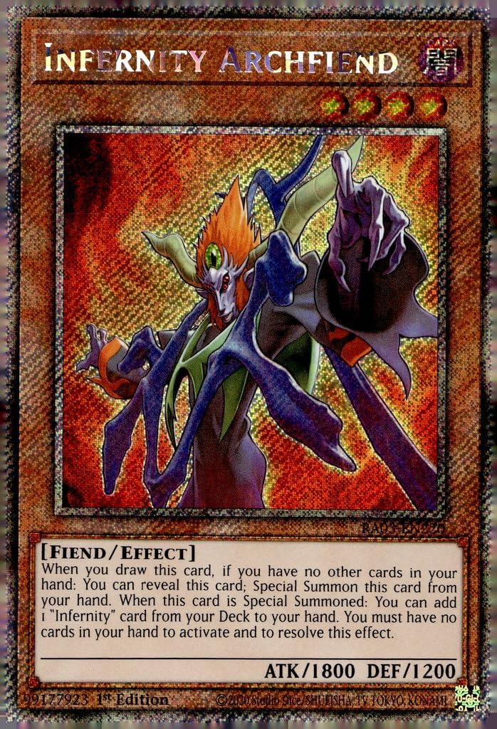 Amazon.com: Infernity Archfiend (Platinum Secret Rare) - RA03-EN220 ...