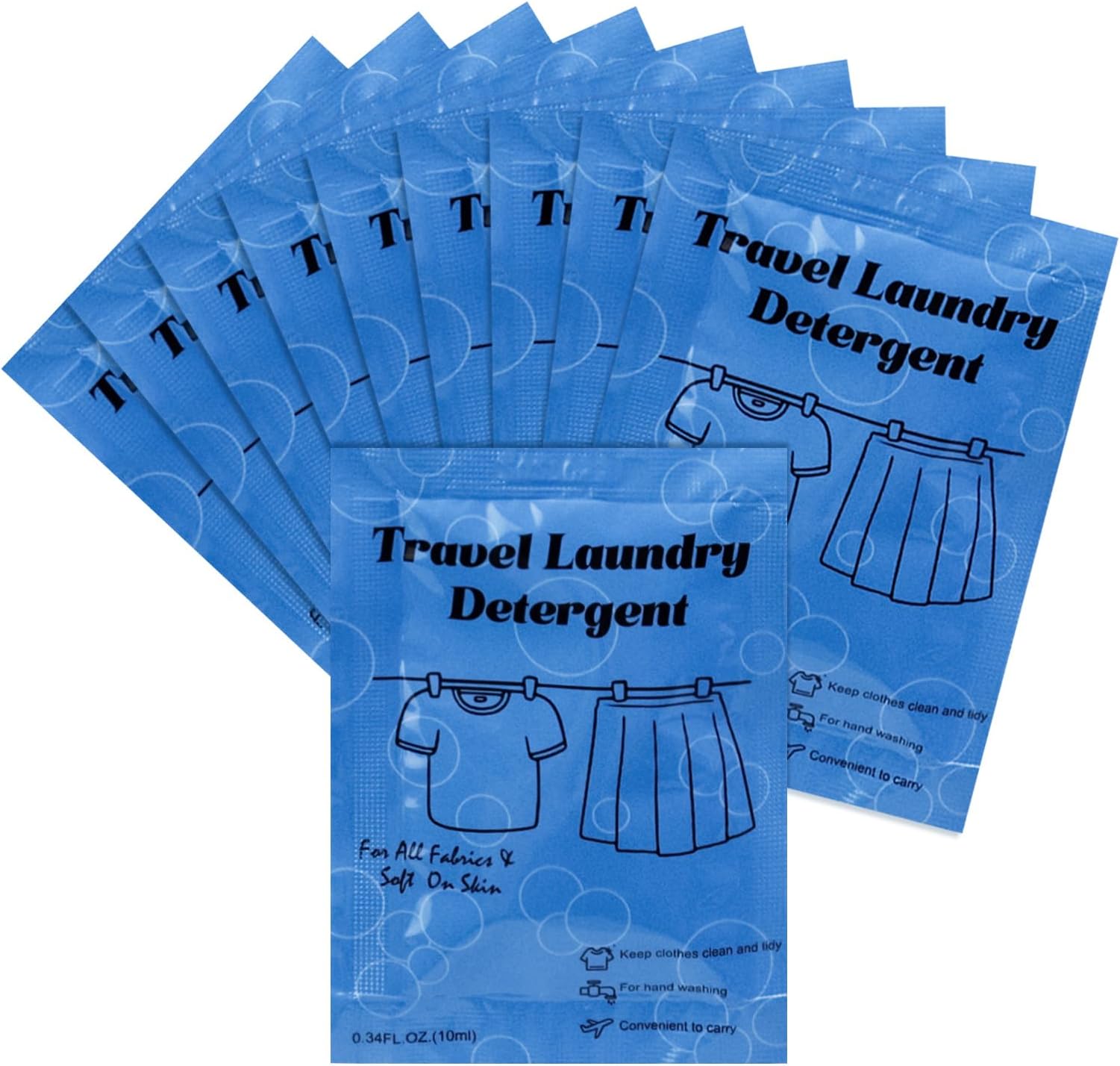 Amazon.com: EcoAmenities Travel Laundry Detergent Powder Bulk ...
