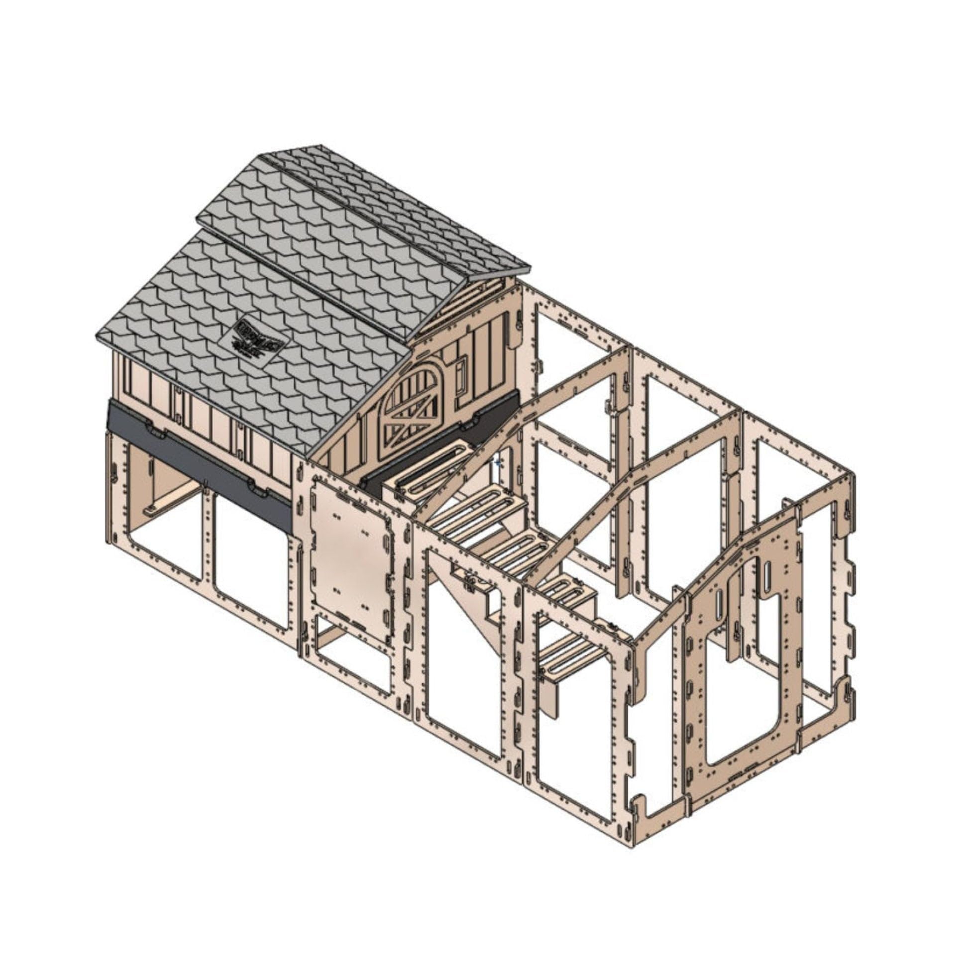 Amazon.com: Standard Coop Run (Standard Chicken Coop, Stand and Stairs ...