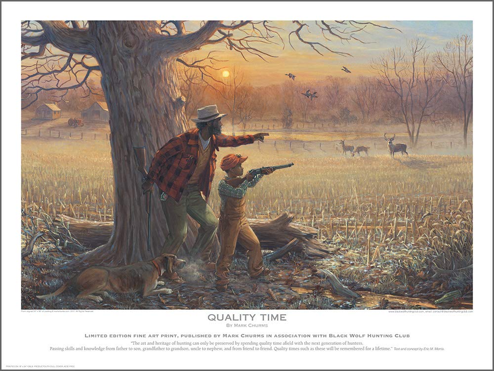 Bow Hunting Painting