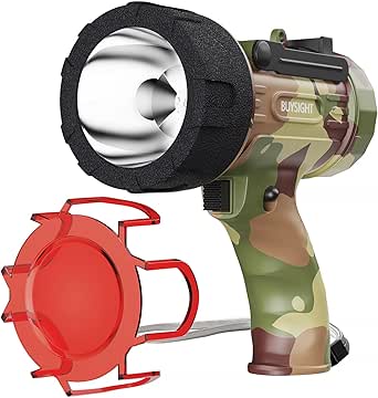 BUYSIGHT Rechargeable Spotlight Flashlight, HIgh Lumen Hand held ...