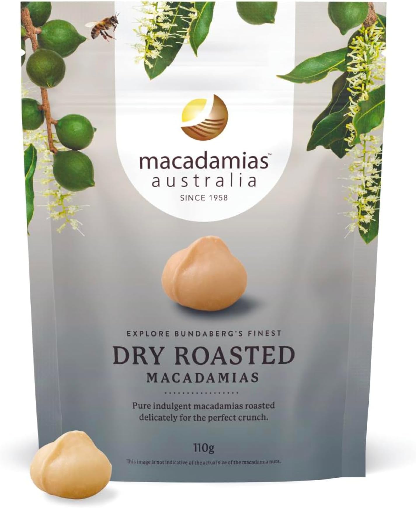 Amazon.com : Macadamias Australia Macadamias (Dry Roasted 110g ...